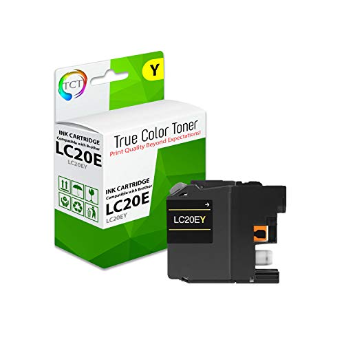 TCT Compatible Ink Cartridge Replacement for Brother LC20E LC20EBK LC20EC LC20EM LC20EY Super High Yield Works with Brother MFC-J5920DW J985DW Printers (Black, Cyan, Magenta, Yellow) - 10 Pack