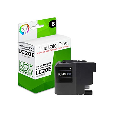 TCT Compatible Ink Cartridge Replacement for Brother LC20E LC20EBK LC20EC LC20EM LC20EY Super High Yield Works with Brother MFC-J5920DW J985DW Printers (Black, Cyan, Magenta, Yellow) - 10 Pack