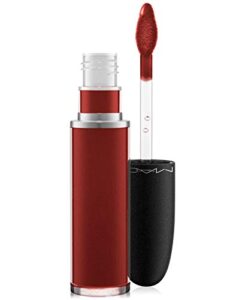 retro matte liquid lipcolour by m.a.c carnivorous 5ml