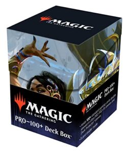 ultra pro – magic: the gathering the brothers war 100+ card deck box card protector – ft. saheeli, filigree master, protect & store gaming cards, collectible cards, trading cards, great for mtg cards