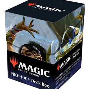 Ultra Pro - Magic: The Gathering The Brothers War 100+ Card Deck Box Card Protector - ft. Saheeli, Filigree Master, Protect & Store Gaming Cards, Collectible Cards, Trading Cards, Great for MTG Cards