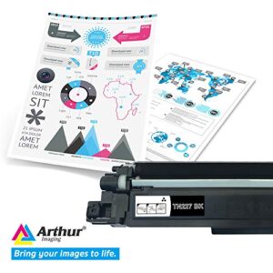 Arthur Imaging with CHIP Compatible Toner Cartridge Replacement for Brother Tn227 (Black, 1 Pack) (TN227BK)