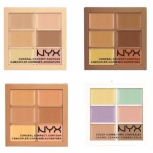 NYX Conceal Correct Contour Palette 3CP01 Light (0.05 Oz)