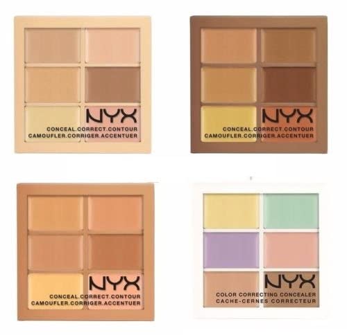 NYX Conceal Correct Contour Palette 3CP01 Light (0.05 Oz)