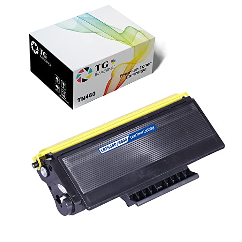 TG Imaging Compatible Toner Cartridge Replacement for Brother TN460 Toner Cartridge TN-460 (TN 460, 1xBlack) for DCP-1200 DCP-1400 MFC-8300 MFC-8500 MFC-8600 MFC-8700 MFC-9600 MFC-9650 Printer