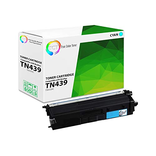 TCT Premium Compatible Toner Cartridge Replacement for Brother TN439 TN-439 TN439C Cyan Ultra High Yield Works with Brother HL-L8360CDW L8360CDWT, MFC-L8900CDW L9570CDW Printers (9,000 Pages)