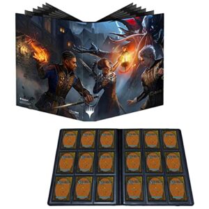 ultra pro – magic: the gathering battle for baldur’s gate, commander legend 9-pocket pro-binder – protect your collectible trading cards, sports cards and gaming cards – holds 360 standard size cards