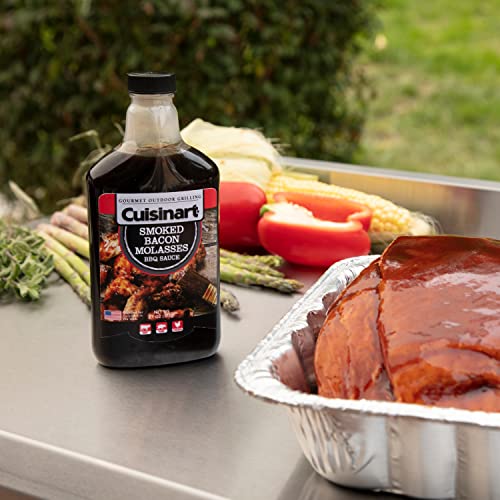 Cuisinart CGBS-014 Smoked Bacon Molasses BBQ, Premium Flavor and Blend for Marinade, Dip, Sauce or Glaze, 13 oz Bottle