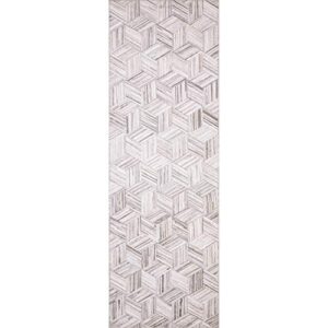 Loloi II Maddox Collection MAD-07 LT Grey/Ivory, Contemporary 5'-0" x 7'-6" Area Rug