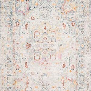 Loloi CLARA Area Rug, 5'-3" x 7'-7", Lt Grey/Multi