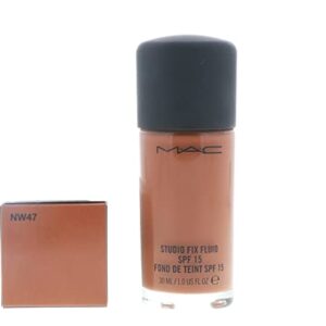 MAC Studio Fix Fluid Natural Matte Foundation SPF 15, 1 oz (Nw47)