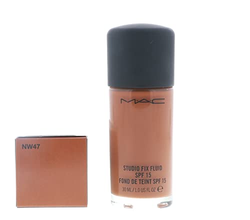 MAC Studio Fix Fluid Natural Matte Foundation SPF 15, 1 oz (Nw47)