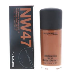 MAC Studio Fix Fluid Natural Matte Foundation SPF 15, 1 oz (Nw47)