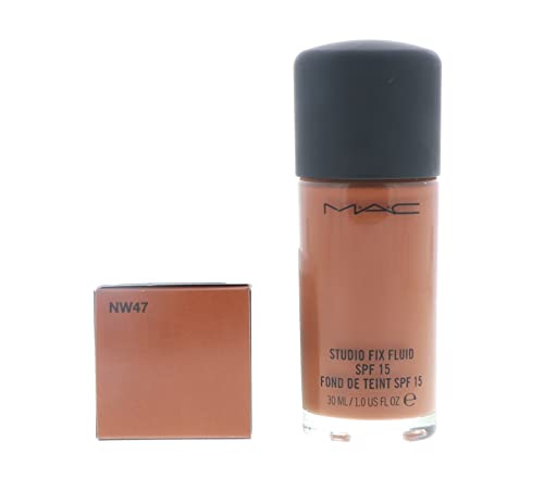 MAC Studio Fix Fluid Natural Matte Foundation SPF 15, 1 oz (Nw47)