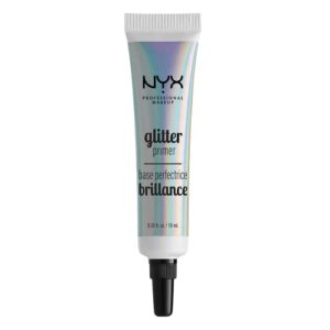 nyx professional makeup glitter primer, long-lasting glitter hold