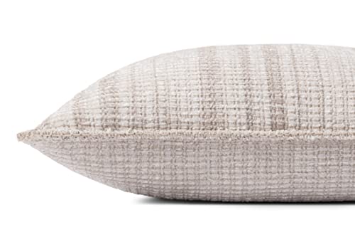 Loloi Throw Pillow, Ivory/Beige