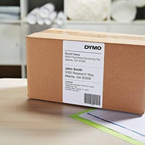 DYMO Authentic LW Extra-Large Shipping Labels for LabelWriter Label Printers, White, 4'' x 6'', 5 Pack, 1100 Labels Total