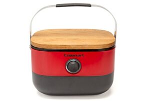 cuisinart cgg-750 portable, venture gas grill, red