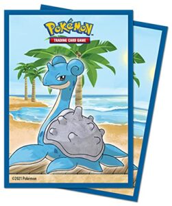 ultra pro – lapras pokémon card protector sleeves (65 ct.) – protect your gaming cards, collectible cards, and trading cards in style with the ultimate card protection technology