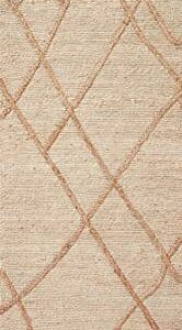 Loloi II Bodhi Collection BOD-05 Natural/Natural, Contemporary 3'-6" x 5'-6" Accent Rug