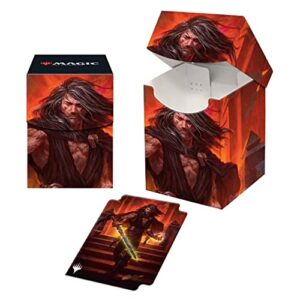 ultra pro deck box: dominaria united – jared carthalion (pro-100+)