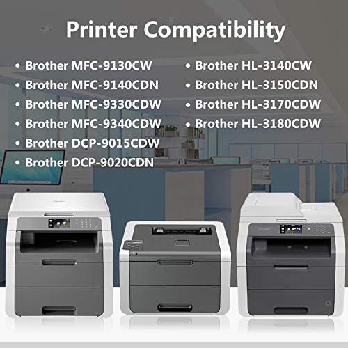 1 Black TN221 / TN221BK Toner Cartridge Replacement for Brother HL-3140CW 3150CDN 3170CDW 3180CDW 9130CW 9140CDN 9330CDW 9340CDW 9015CDW 9020CDN Printer,Sold by TopInk