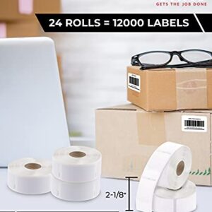 enKo (24 Rolls, 12000 Labels) Address & Shipping Labels 30336 (1" x 2-1/8) Compatible for Dymo LabelWriter