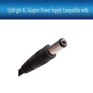 UPBRIGHT 9V AC/DC Adapter Compatible with Brother P-Touch PT-1280SR PT-1200 PT-1890 PT-D201CS PT-D215E PT-E100 PT-E105 PT-E110 PT-H110 PT-H200 PT-P300BT Printer AD-24ESA AD-24ESA-01 1.6A Power Supply