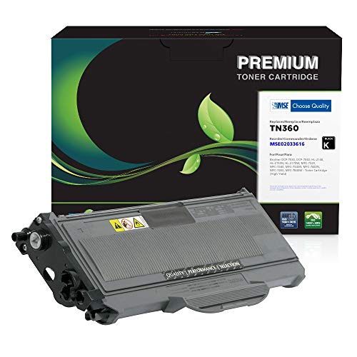 MSE Brand Remanufactured Toner Cartridge Replacement for Brother TN360 | Black | High Yield