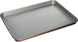 baking sheet by cuisinart, 17 inch sheet pan for baking, bronze