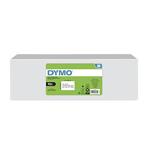 DYMO Authentic LW Extra-Large Shipping Labels for LabelWriter Label Printers, White, 4'' x 6'', 10 Rolls of 220 (2200 Total)