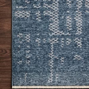 Loloi II Vance Collection VAN-01 Denim / Dove, Traditional 11'-6" x 15'-7" Area Rug