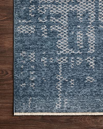 Loloi II Vance Collection VAN-01 Denim / Dove, Traditional 11'-6" x 15'-7" Area Rug