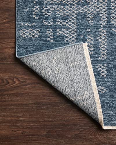 Loloi II Vance Collection VAN-01 Denim / Dove, Traditional 11'-6" x 15'-7" Area Rug