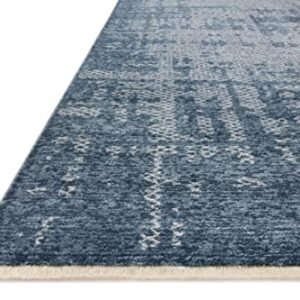 Loloi II Vance Collection VAN-01 Denim / Dove, Traditional 11'-6" x 15'-7" Area Rug