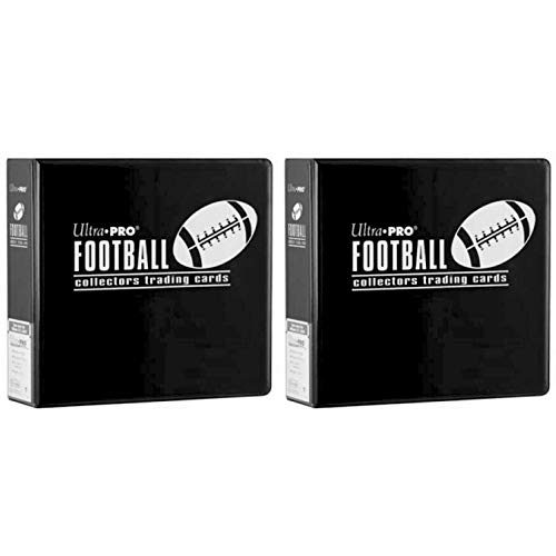 Ultra Pro 3" Black Football Album 2 Pack