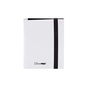 ultra pro e-15363 eclipse 2 pocket pro binder-arctic white