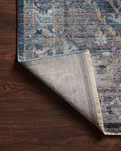 Loloi II Samra SAM-01 Denim Transitional Area Rug 9'-6" x 13'-1"