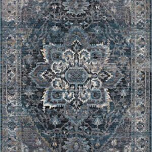 Loloi II Samra SAM-01 Denim Transitional Area Rug 9'-6" x 13'-1"