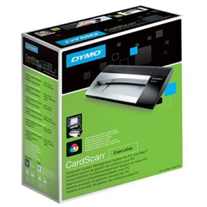 dymo cardscan v9 executive business card scanner and contact management system for pc or mac (1760686)