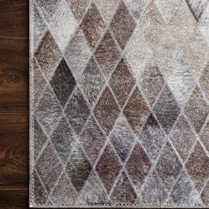 Loloi II Maddox Collection MAD-04 Sand/Taupe, Contemporary 5'-0" x 7'-6" Area Rug