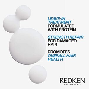 Redken Extreme Anti-Snap Anti-Breakage Leave-In Treatment | for Distressed Hair | Fortifies & Helps Reduce Breakage | Infused with Proteins | Updated Packaging | 8.5 Fl. Oz. (Pack of 1)