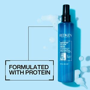 Redken Extreme Anti-Snap Anti-Breakage Leave-In Treatment | for Distressed Hair | Fortifies & Helps Reduce Breakage | Infused with Proteins | Updated Packaging | 8.5 Fl. Oz. (Pack of 1)