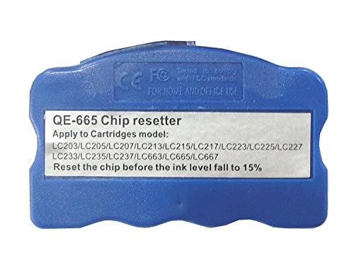 Inkpro Chip Resetter QE-665 LC201 LC203 LC205 LC207 Compatible for Brother MFC-J4420DW MFC-J4620D MFC-J5720CDW