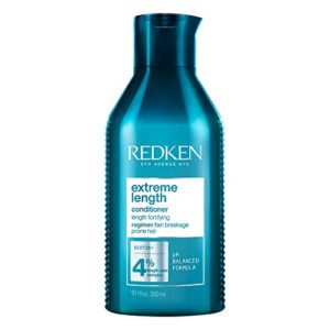 redken extreme length conditioner | for hair growth | fortifies, strengthens & conditions hair | infused with biotin | 10.1 fl oz (pack of 1)