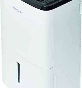 Frigidaire FFAD5033W1 Dehumidifier, High Humidity 50 Pint Capacity with a Easy-to-Clean Washable Filter and Custom Humidity Control for maximized comfort, in White