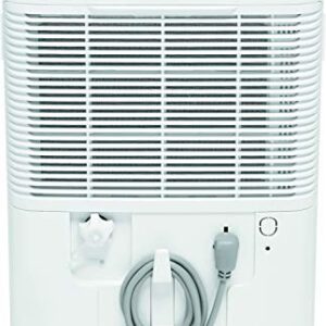 Frigidaire FFAD5033W1 Dehumidifier, High Humidity 50 Pint Capacity with a Easy-to-Clean Washable Filter and Custom Humidity Control for maximized comfort, in White