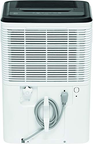 Frigidaire FFAD5033W1 Dehumidifier, High Humidity 50 Pint Capacity with a Easy-to-Clean Washable Filter and Custom Humidity Control for maximized comfort, in White