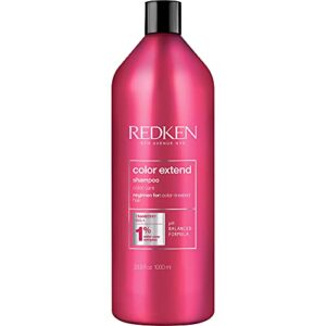 redken color extend shampoo | for color-treated hair | cleanses hair leaving it manageable & shiny