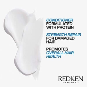 REDKEN Extreme Shampoo and Conditioner | For Damaged Hair | Hair Strengthen & Repair Damaged Hair | Infused With Proteins